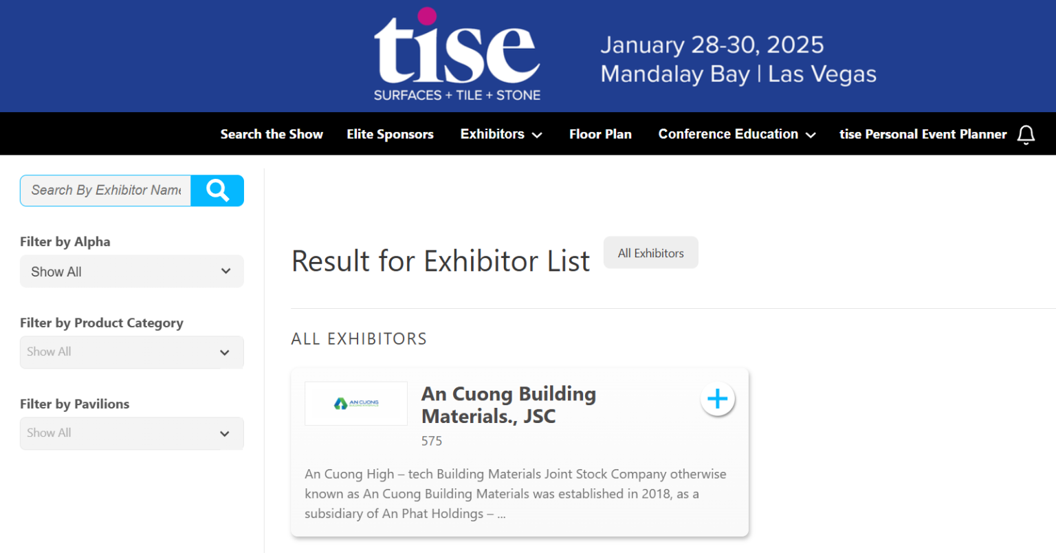 Chuẩn bị tham gia Triển lãm quốc tế Tise 2025, An Cường Building Materials đặt quyết tâm chinh ...